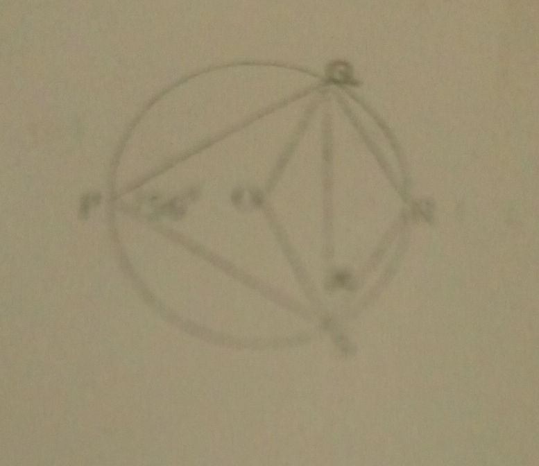 The image shows a circle with inscribed | StudyX