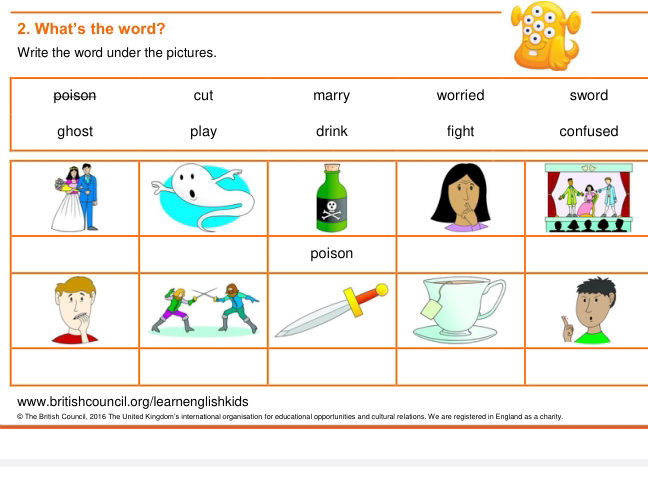 2. What's the word? Write the word under the | StudyX