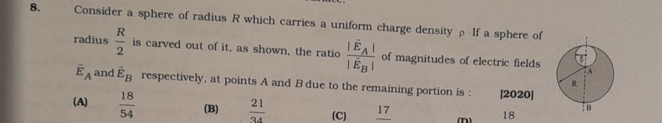 Consider a sphere of radius $R$ which | StudyX