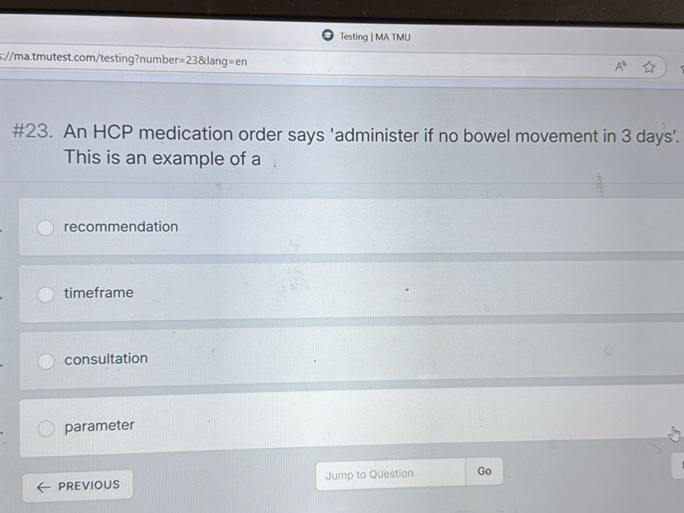 #23. An HCP medication order says | StudyX