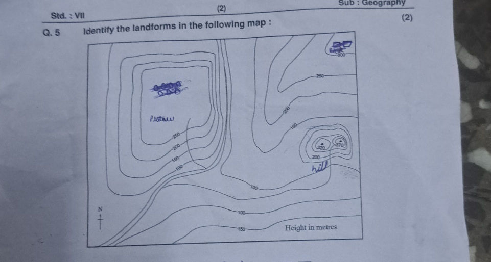 Q. 5 Identify the landforms in the following | StudyX