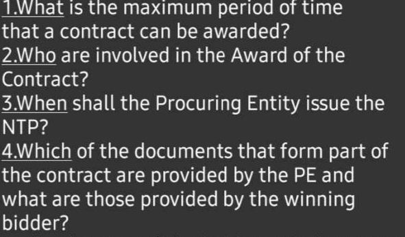 1. What is the maximum period of time that a | StudyX