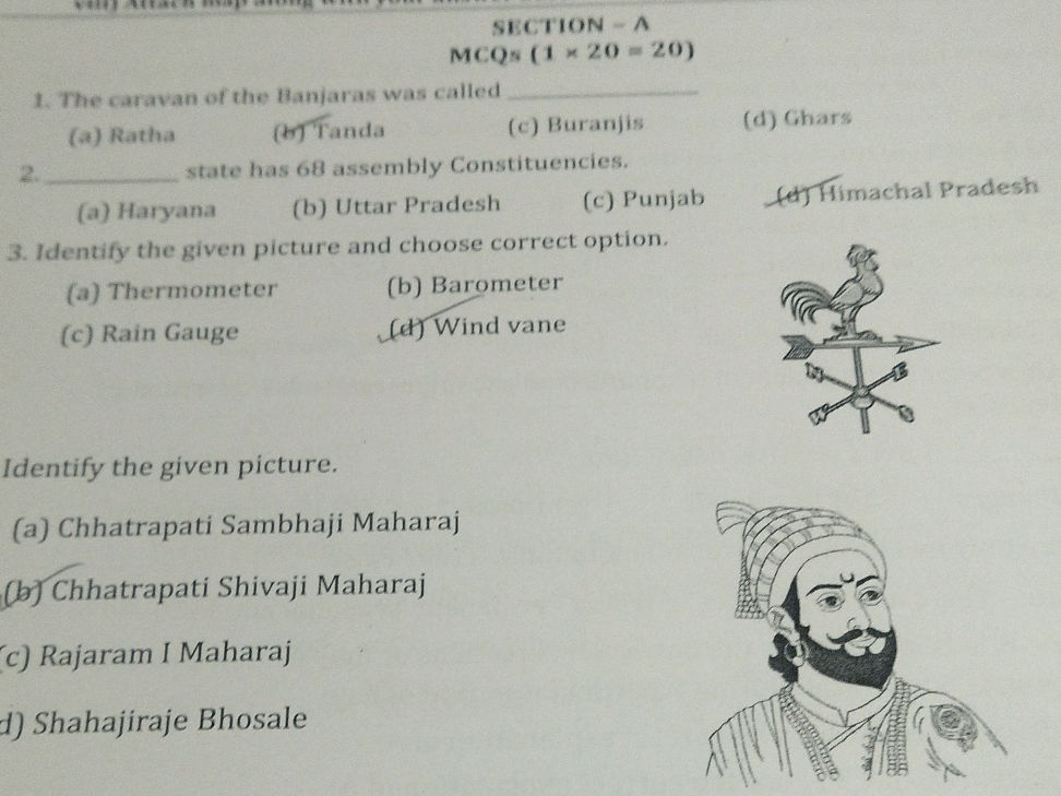 1. The caravan of the Banjaras was called | StudyX