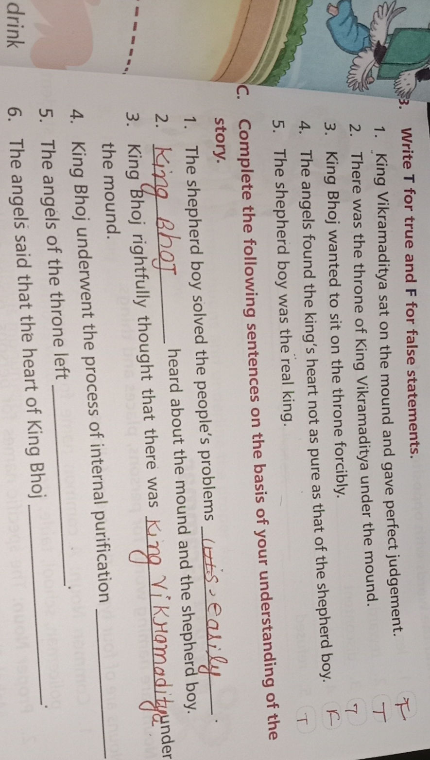 Write T for true and F for false statements. | StudyX
