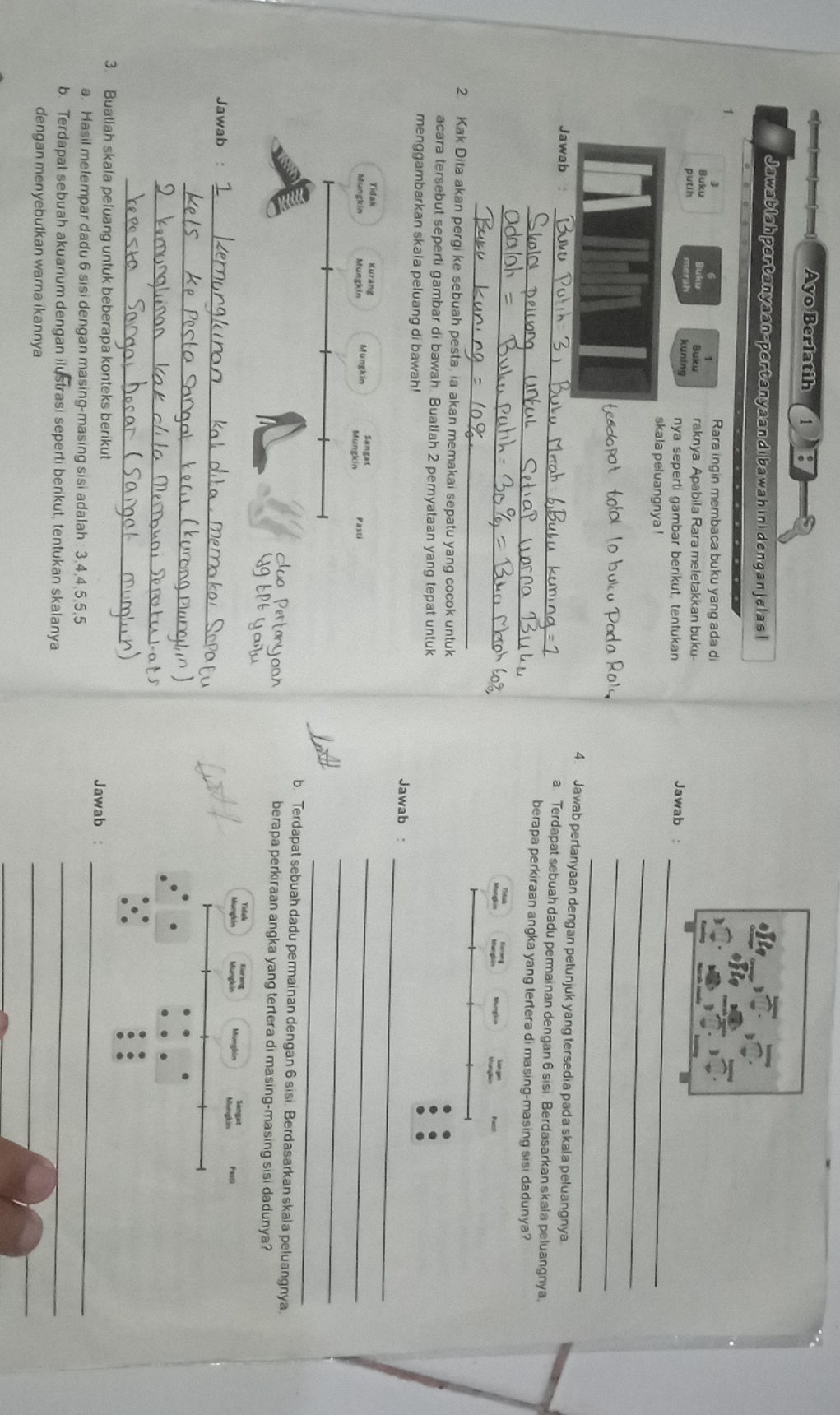 1. Rara ingin membaca buku yang ada di | StudyX