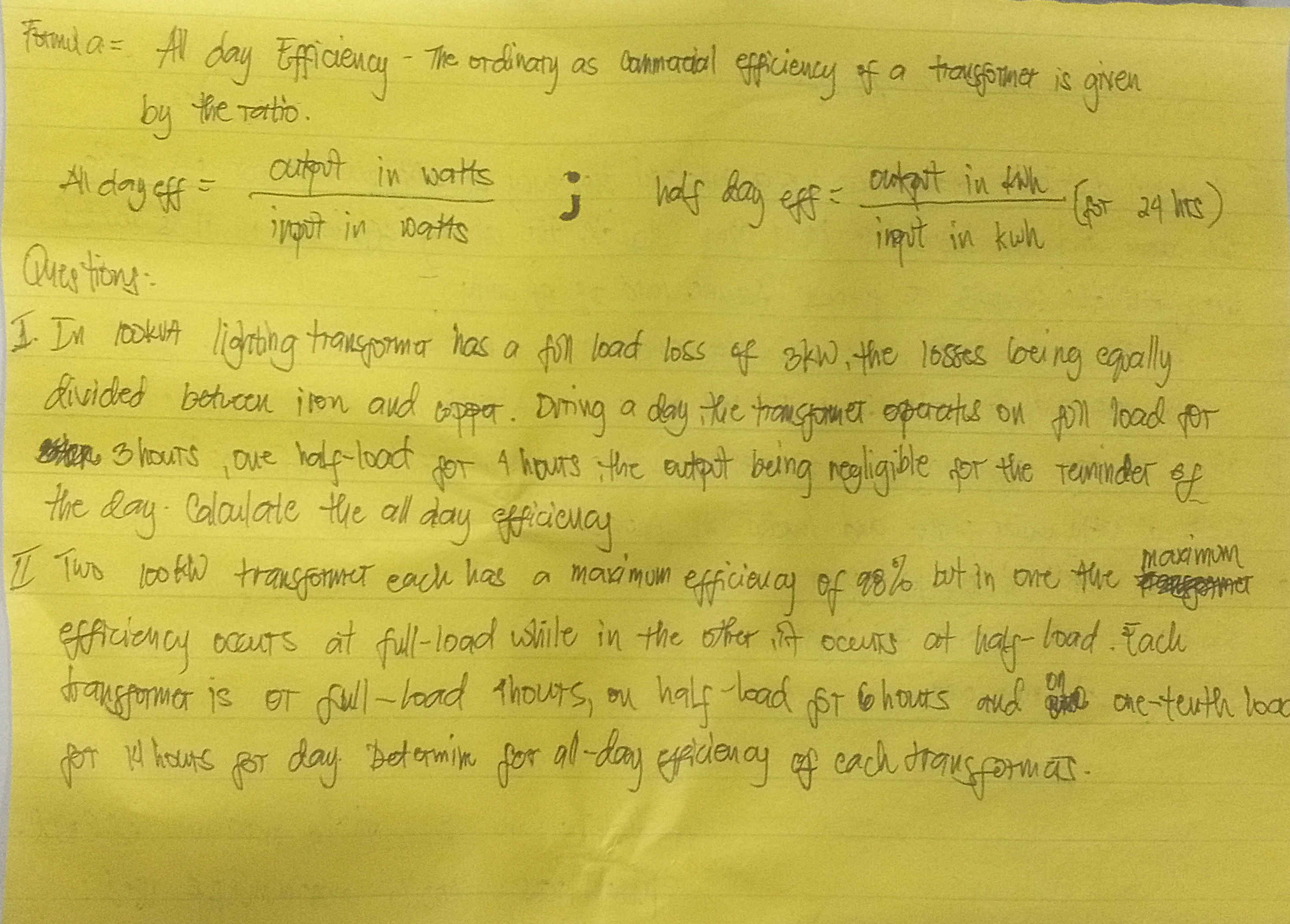 Formula = All day Efficiency - The ordinary | StudyX