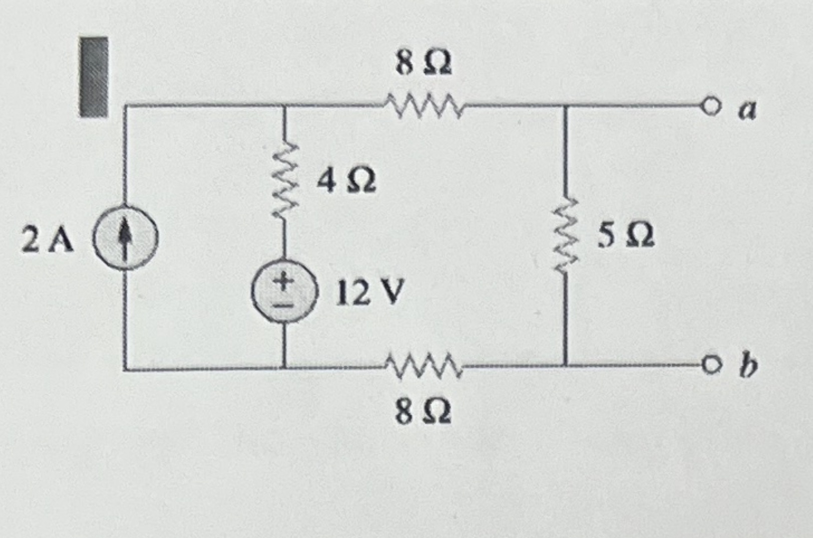 The circuit diagram shows a network of | StudyX