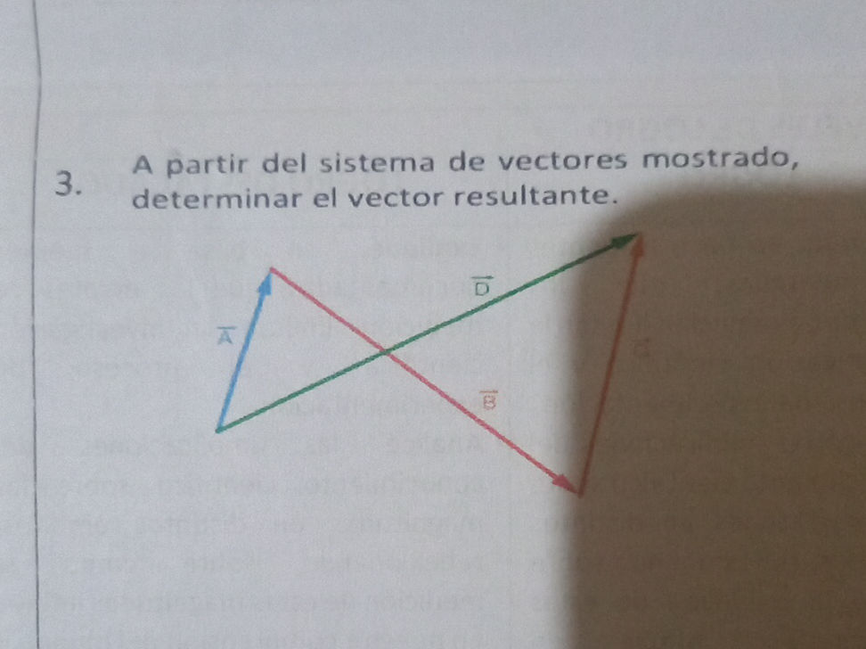 3. A partir del sistema de vectores | StudyX