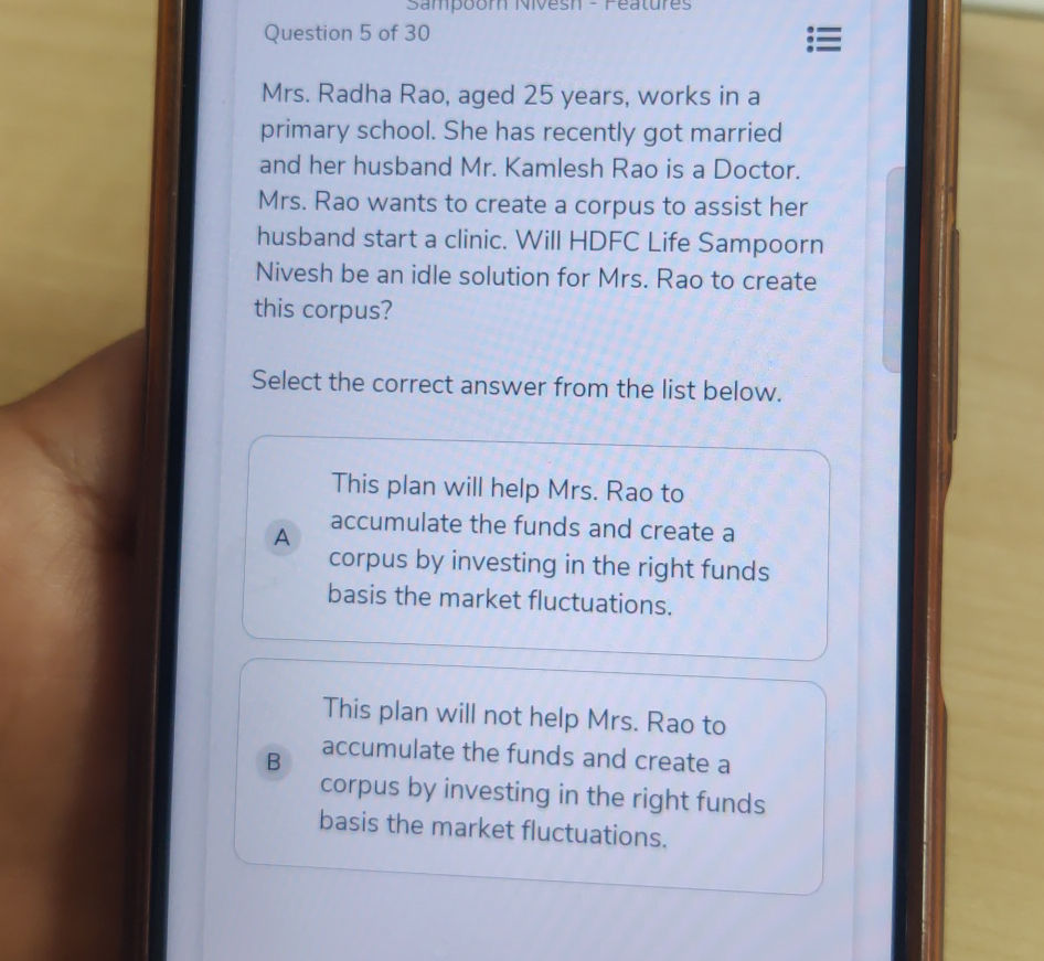 Mrs. Radha Rao, aged 25 years, works in a | StudyX