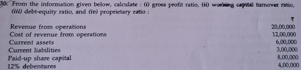 30. From the information given below, | StudyX