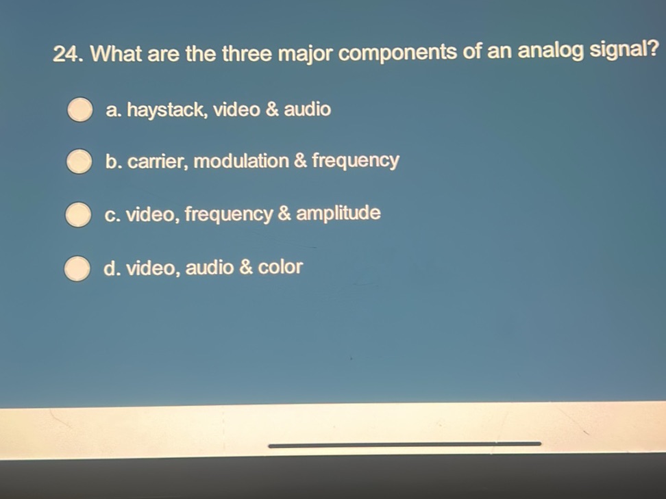 24. What are the three major components of | StudyX