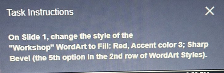 On Slide 1, change the style of the | StudyX