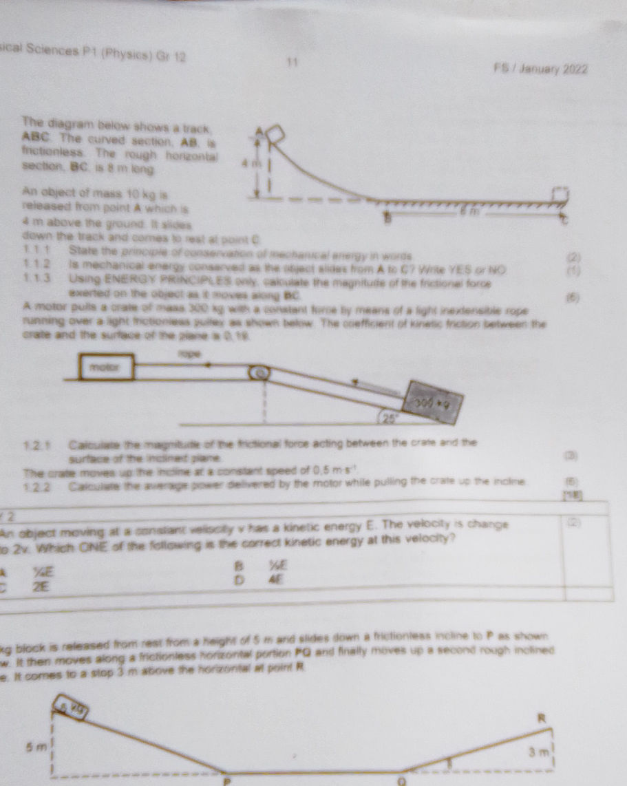 The diagram below shows a track, ABC. The | StudyX