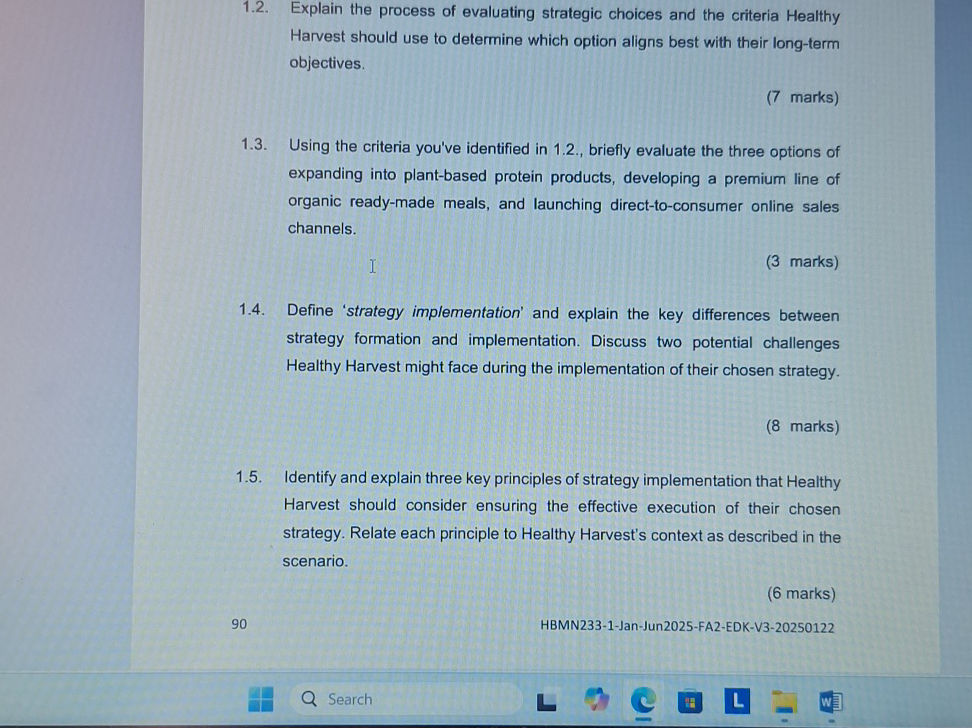 1.2. Explain the process of evaluating | StudyX