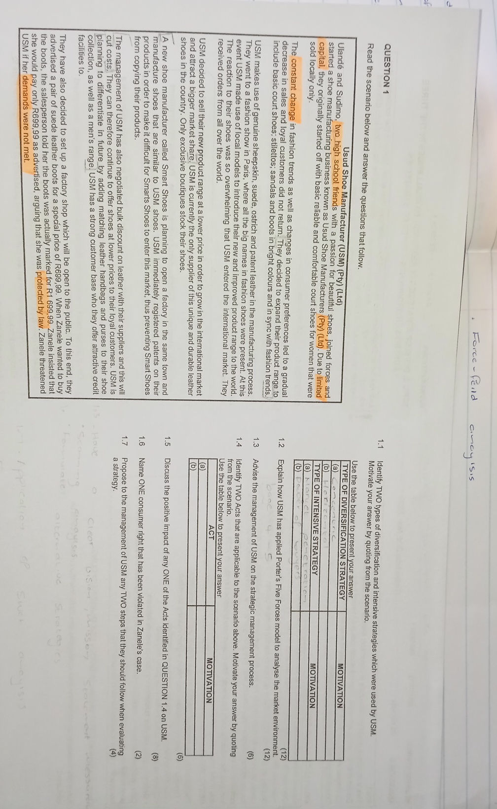 1.1 Identify TWO types of diversification | StudyX