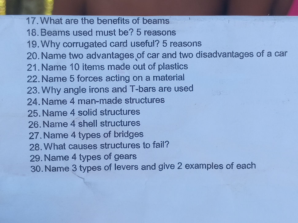 17. What are the benefits of beams 18. Beams | StudyX