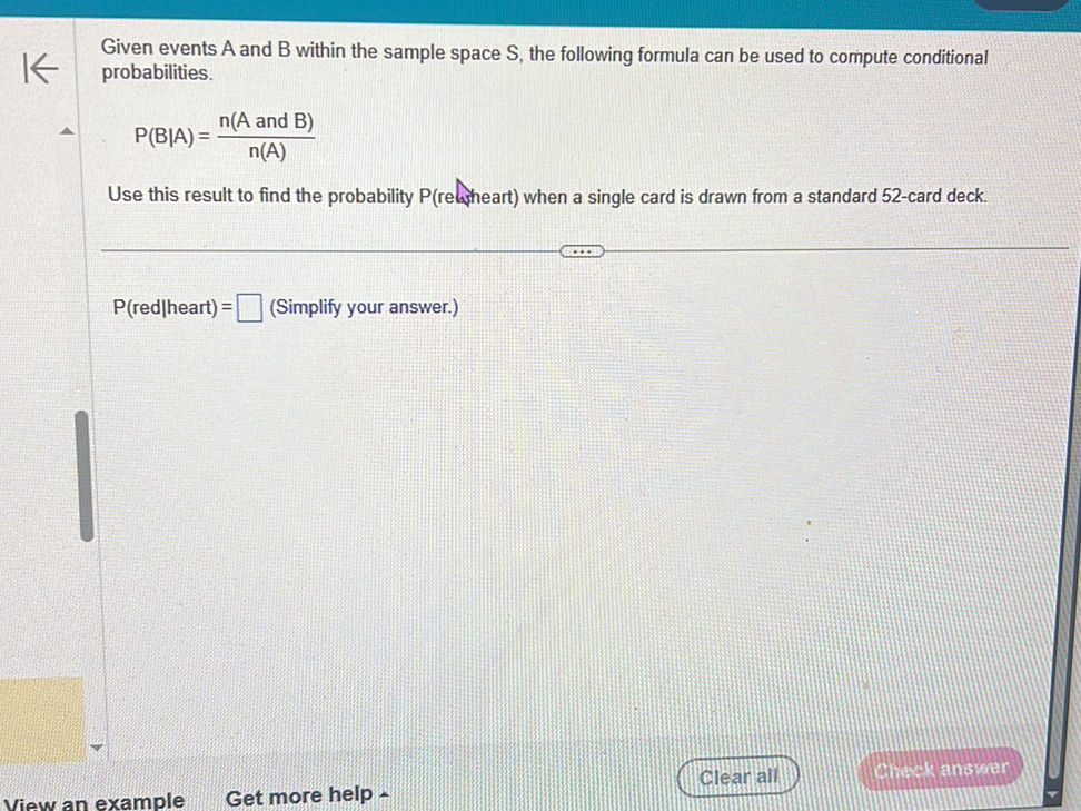 Given events A and B within the sample space | StudyX