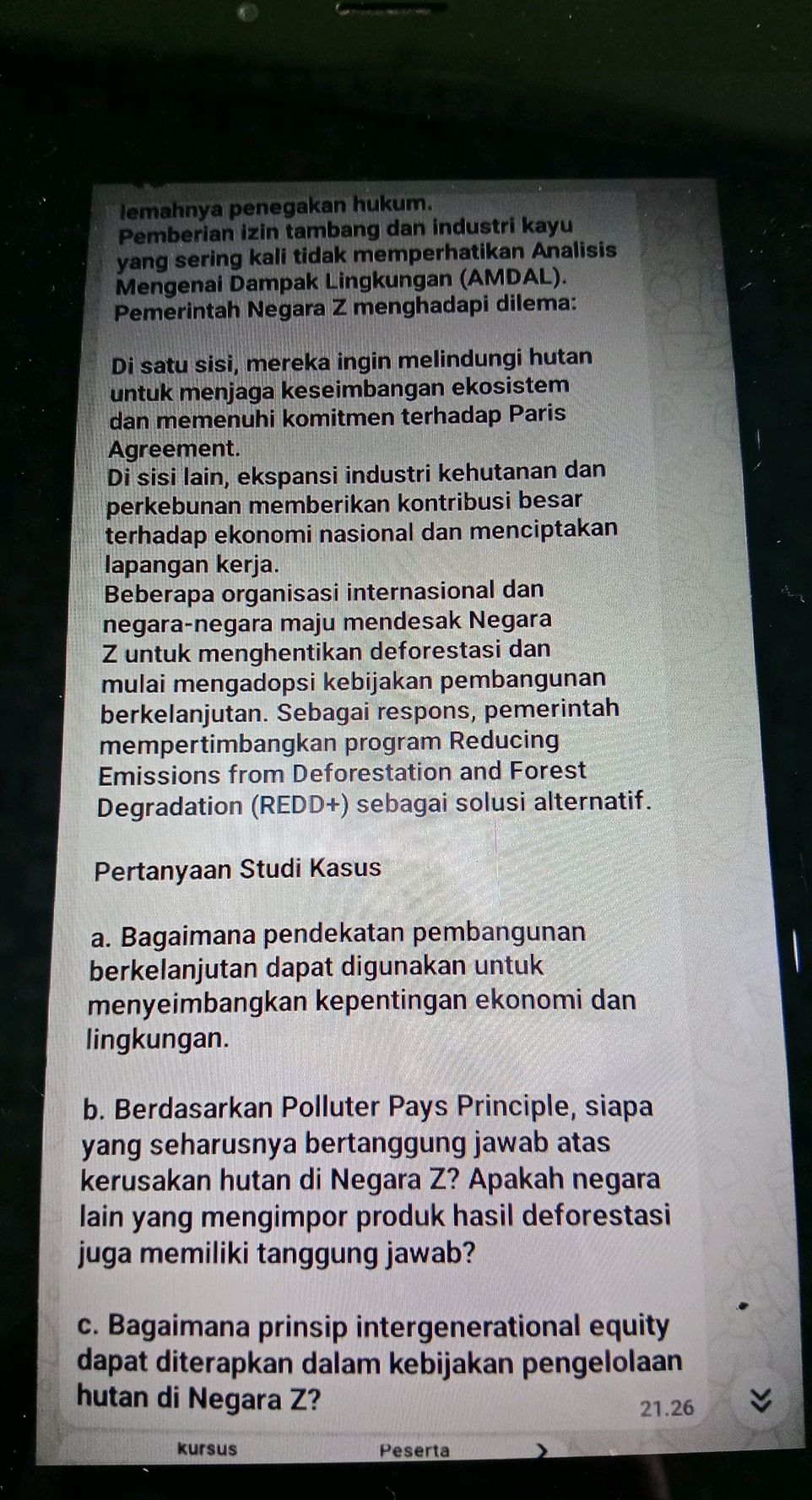 Pertanyaan Studi Kasus a. Bagaimana | StudyX