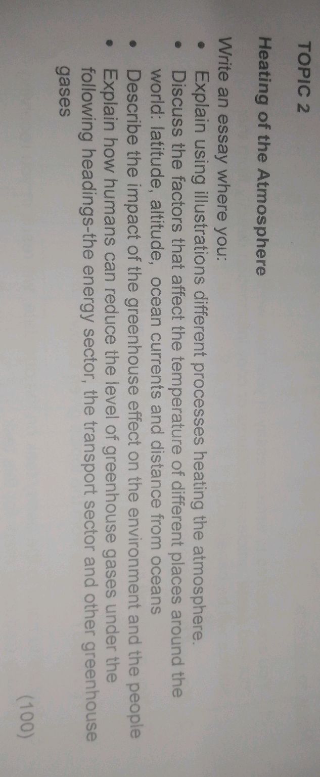 Write an essay where you: Explain using | StudyX