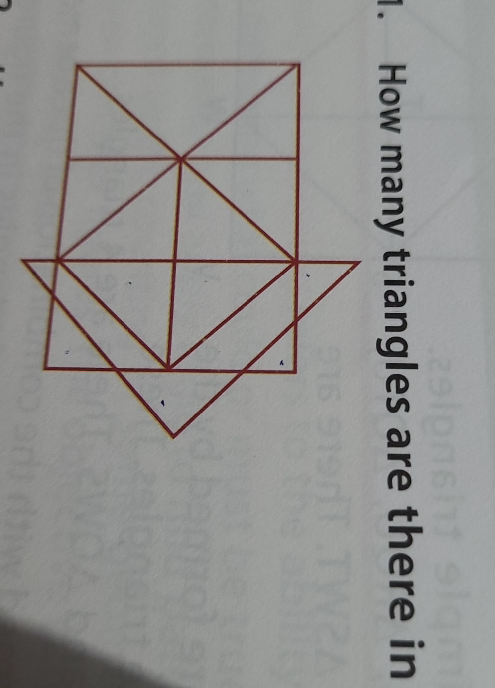 1. How many triangles are there in the | StudyX