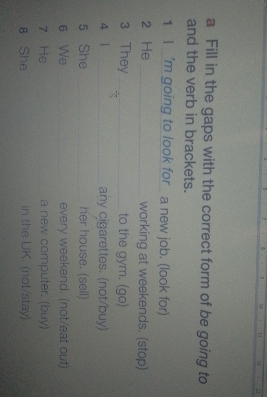 Fill in the gaps with the correct form of be | StudyX