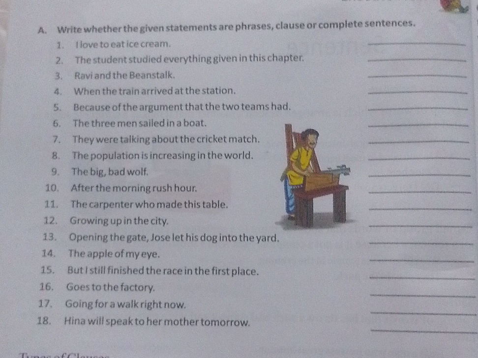 A. Write whether the given statements are | StudyX