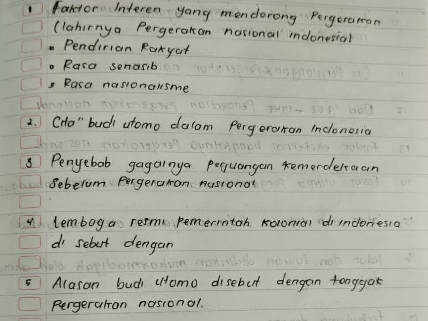 1. Faktor Interen yang mendorong Pergerakan | StudyX