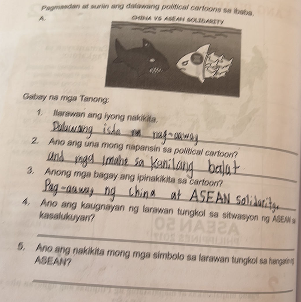 1. Ilarawan ang iyong nakikita. Dalawang | StudyX