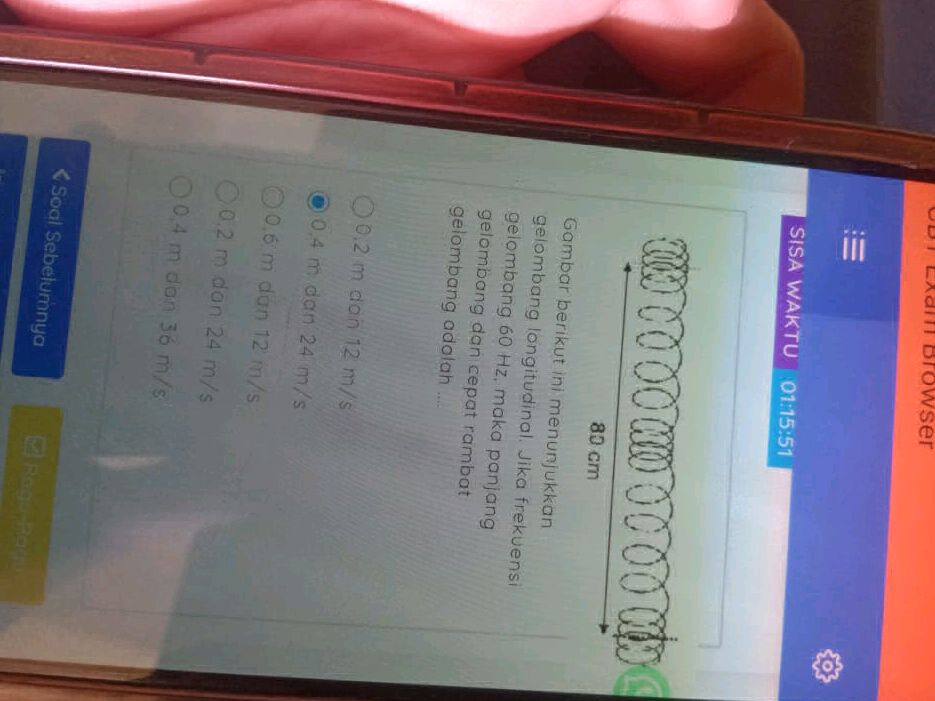 Gambar berikut ini menunjukkan gelombang | StudyX