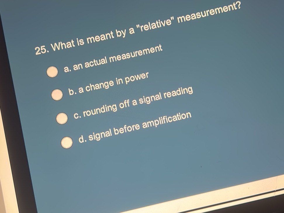 25. What is meant by a "relative" | StudyX