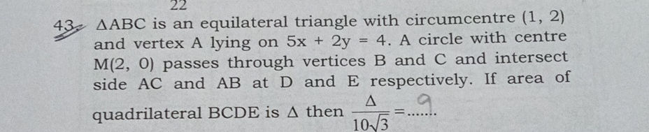 $ ABC$ is an equilateral triangle with