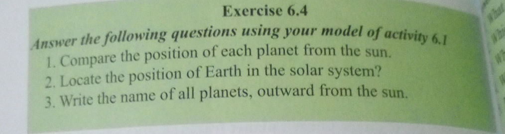 Answer the following questions using your | StudyX