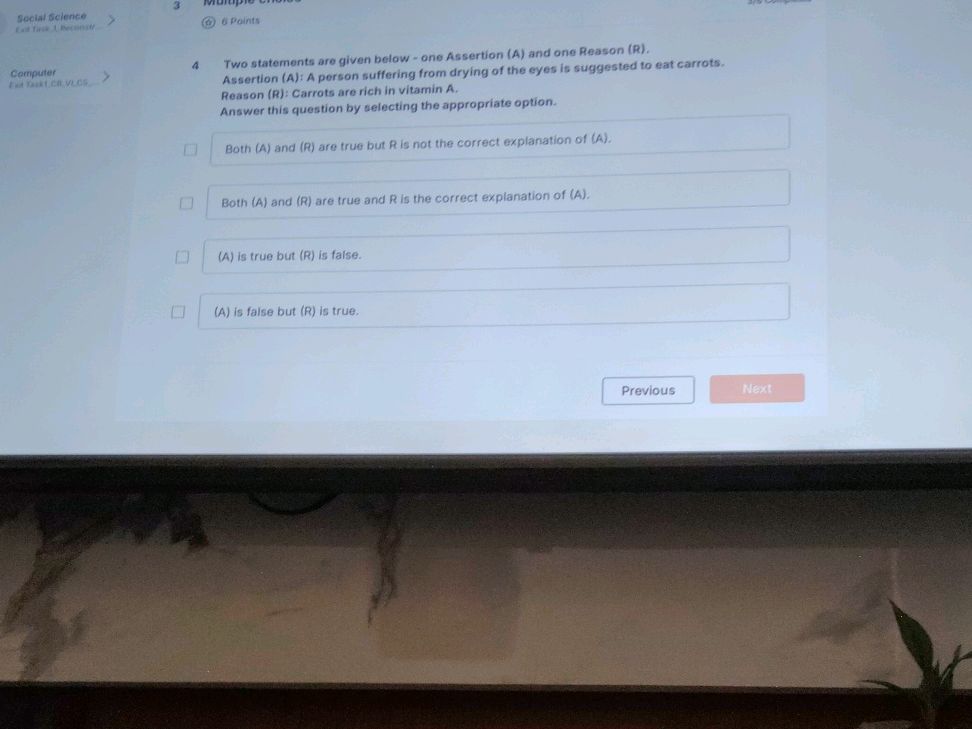 Two statements are given below - one | StudyX