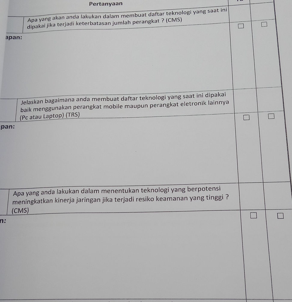 Apa yang akan anda lakukan dalam membuat | StudyX