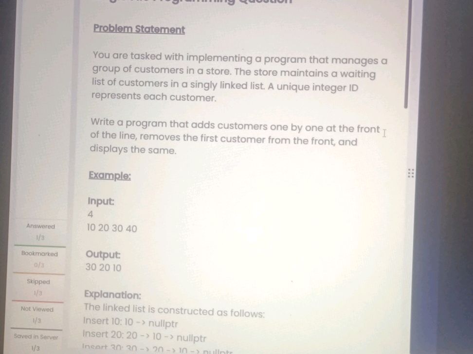 Problem Statement You are tasked with | StudyX