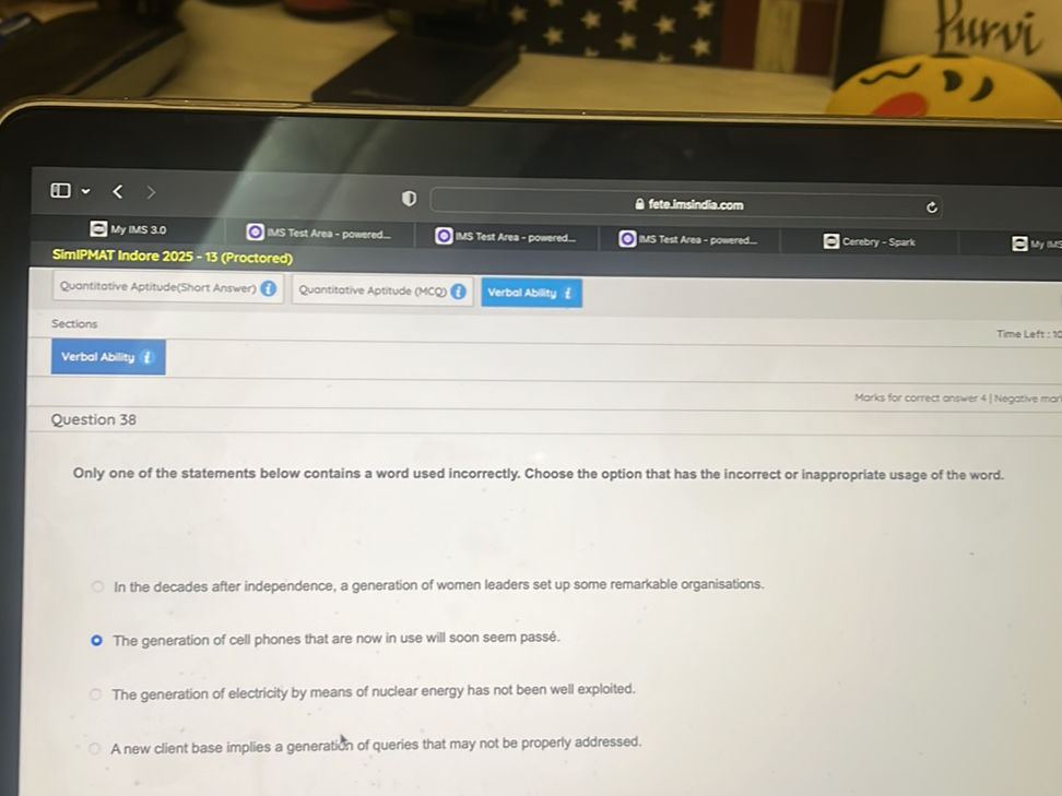 Only one of the statements below contains a | StudyX