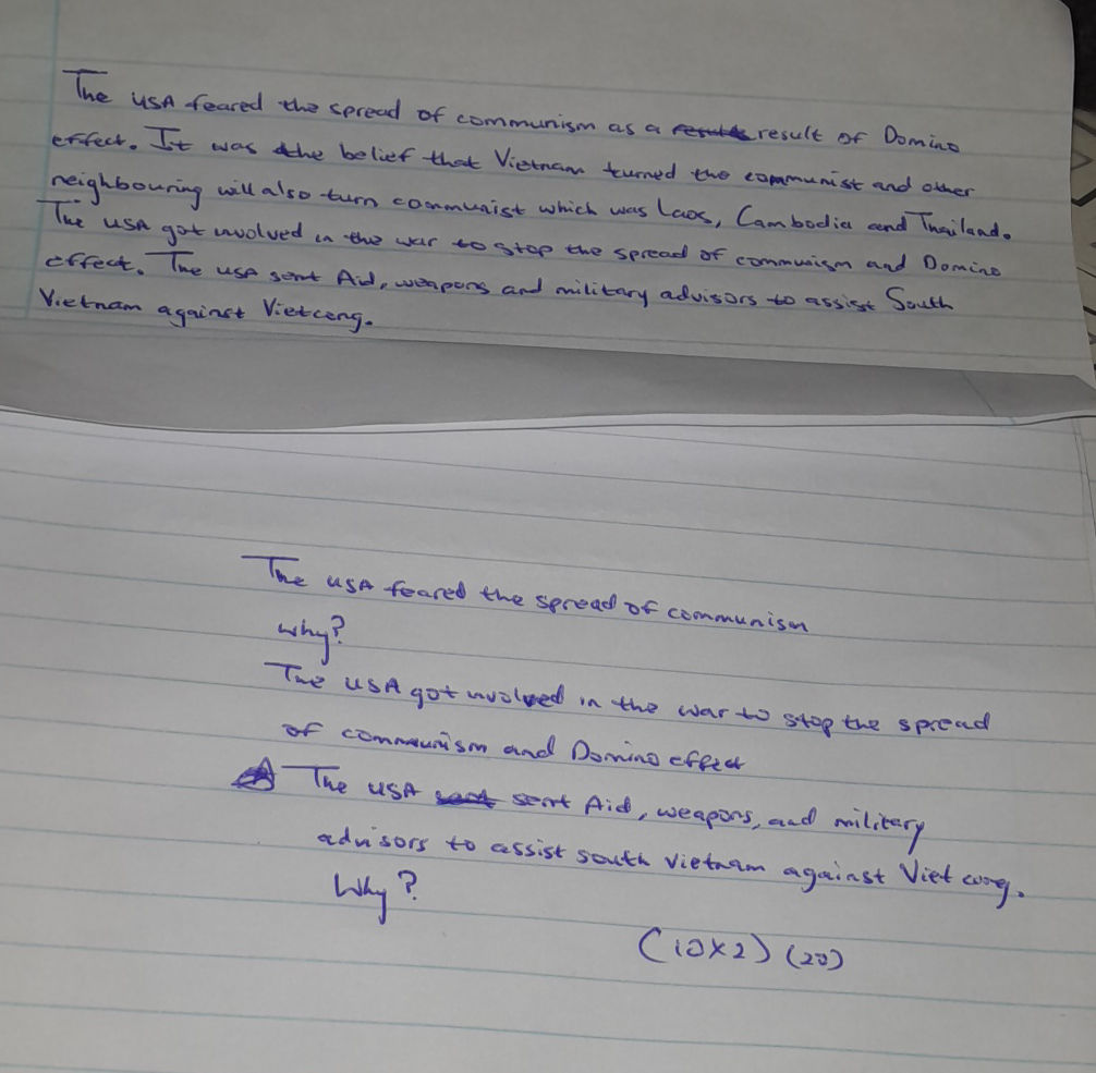 The USA feared the spread of communism. Why? | StudyX