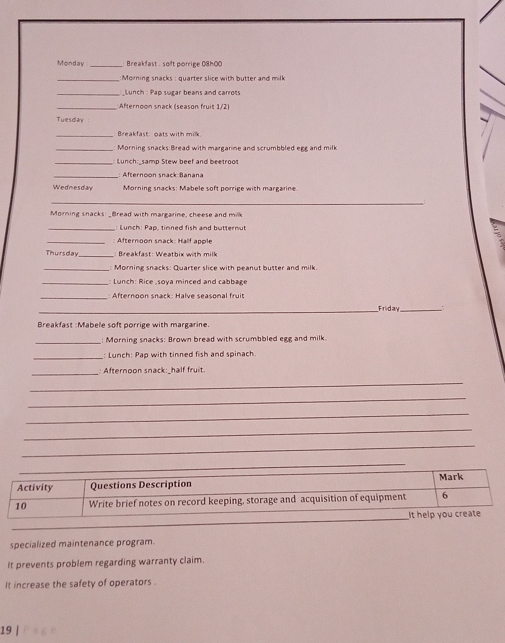 Activity | Questions Description | StudyX