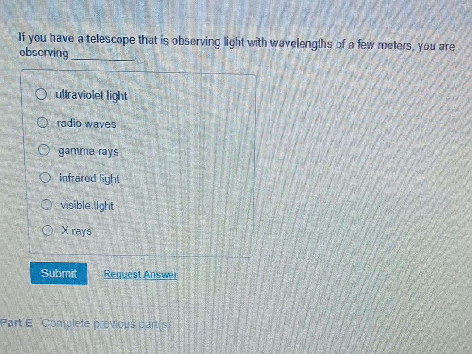 If you have a telescope that is observing | StudyX