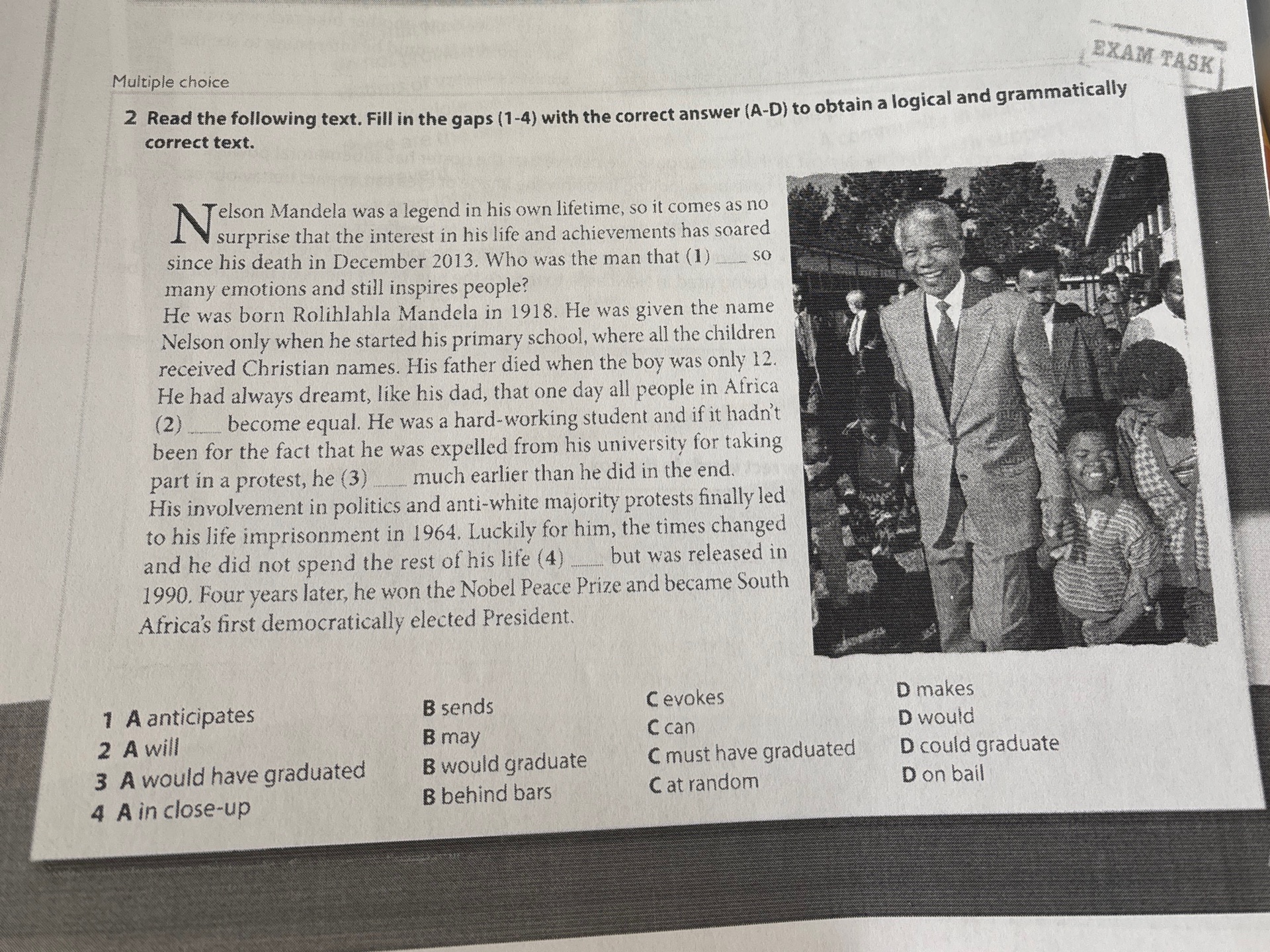 2 Read the following text. Fill in the gaps | StudyX