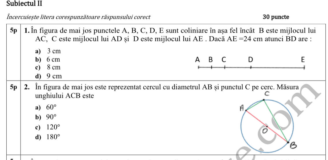 1. În figura de mai jos punctele A, B, C, D, | StudyX