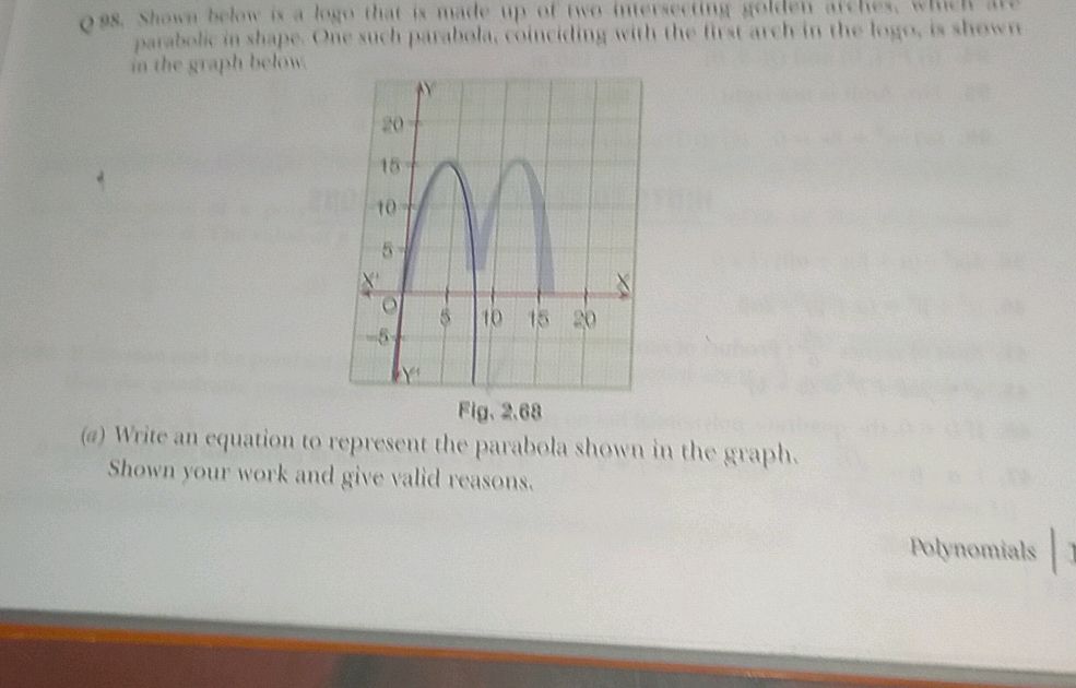 Q98. Shown below is a logo that is made up | StudyX