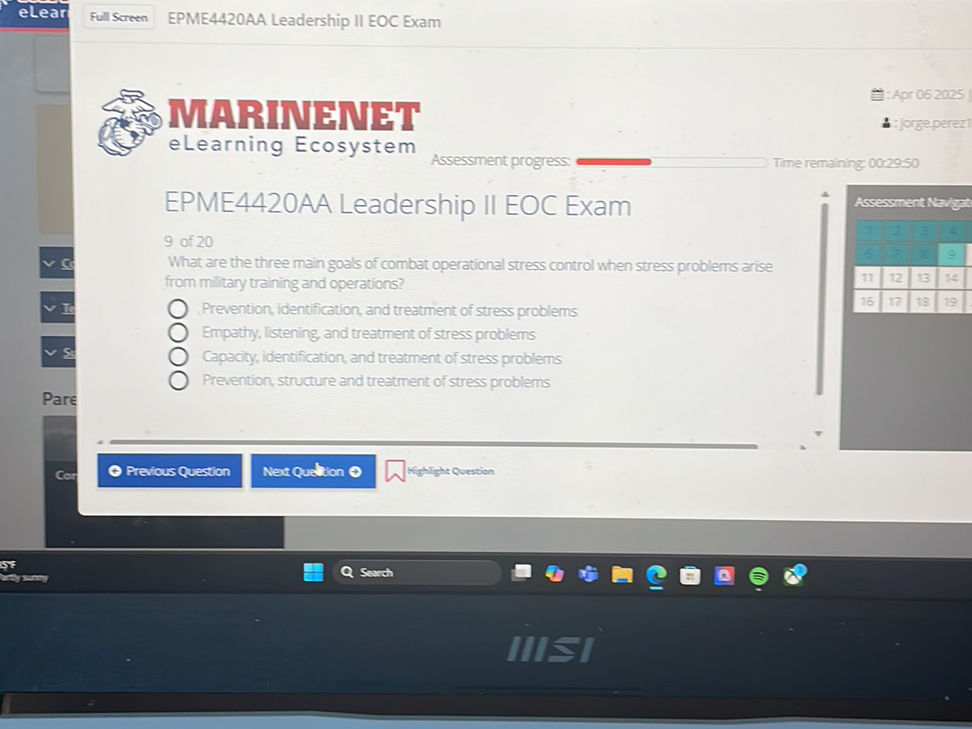 What are the three main goals of combat | StudyX