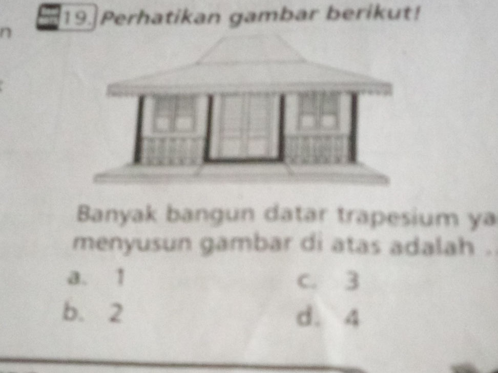 Perhatikan gambar berikut! Banyak bangun | StudyX