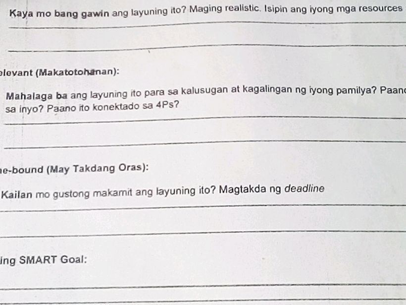 Kaya mo bang gawin ang layuning ito? Maging | StudyX