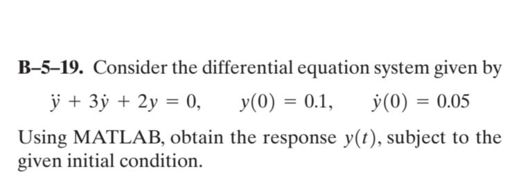 B-5-19. Consider the differential equation | StudyX