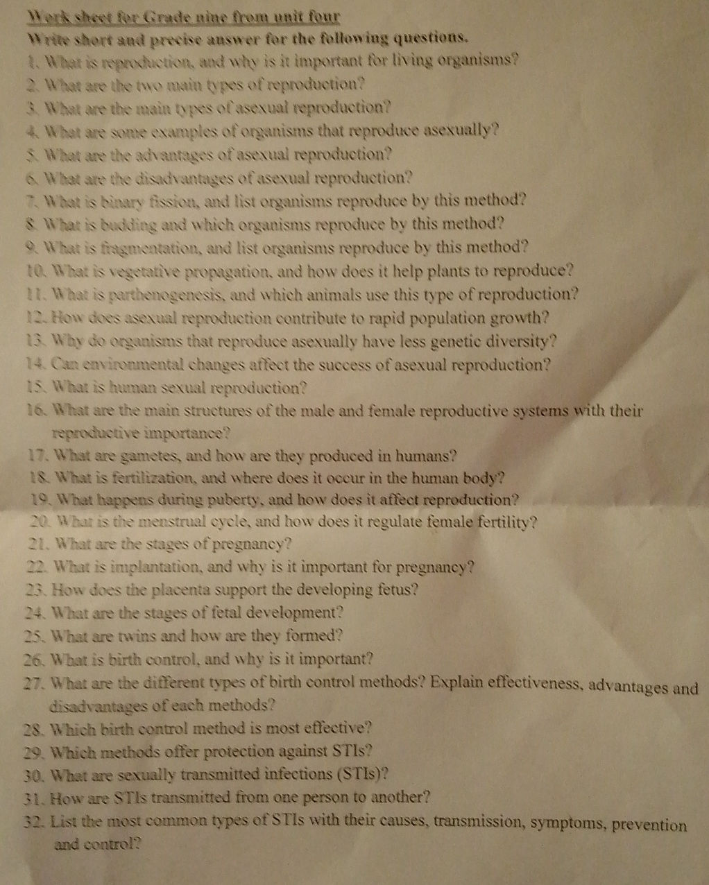 1. What is reproduction, and why is it | StudyX