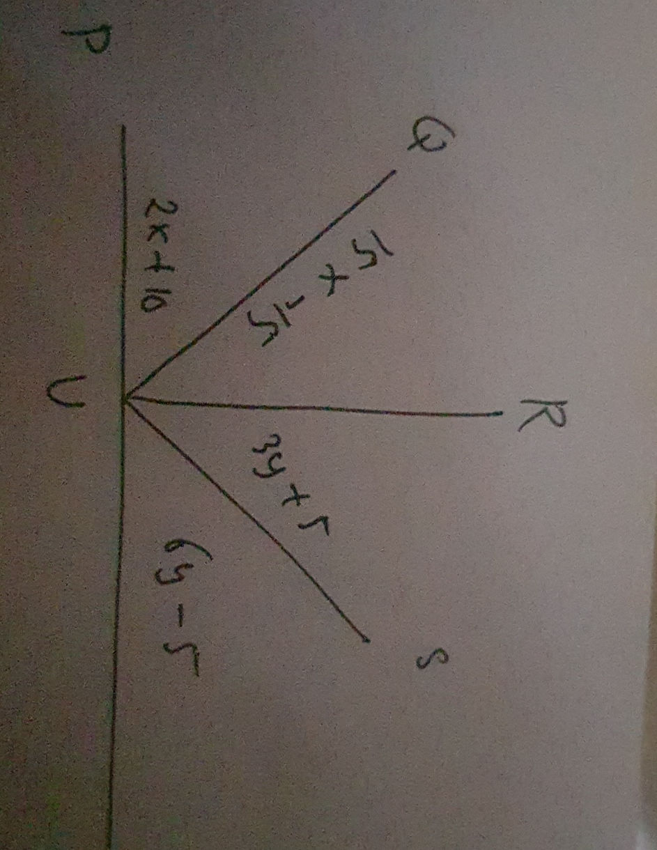 The image shows angles formed by | StudyX