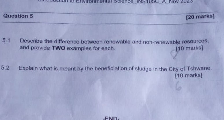 5. Describe the difference between | StudyX