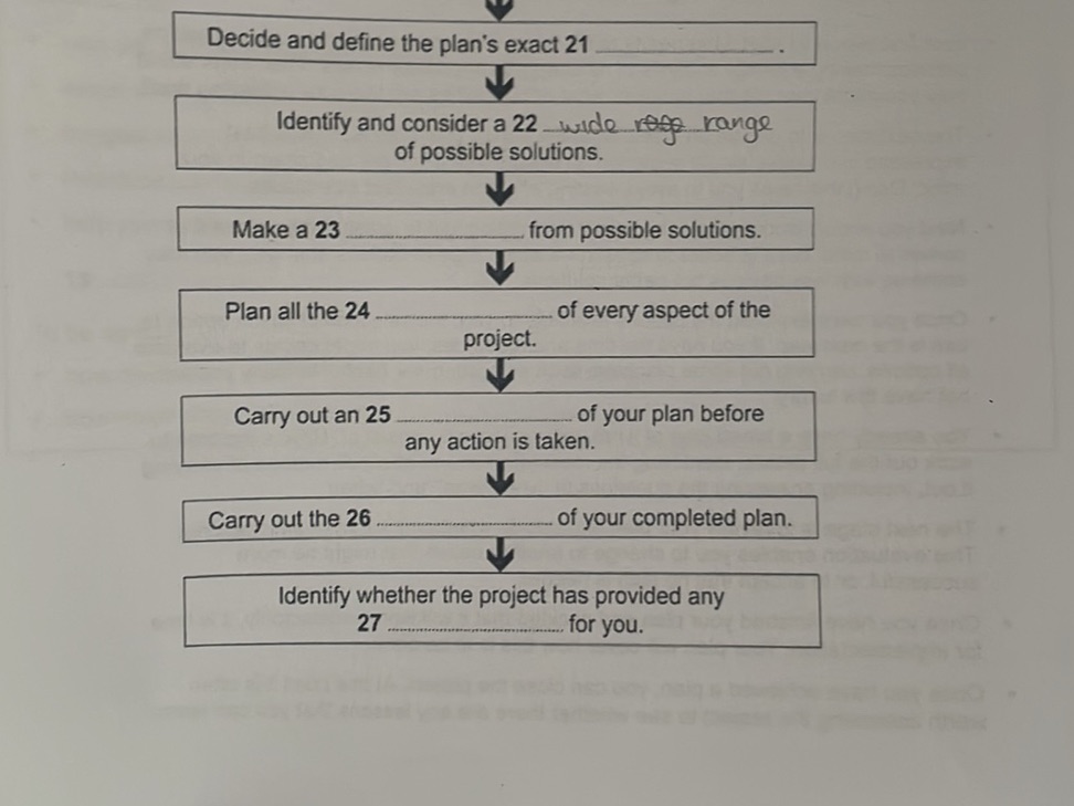 Decide and define the plan's exact 21 | StudyX